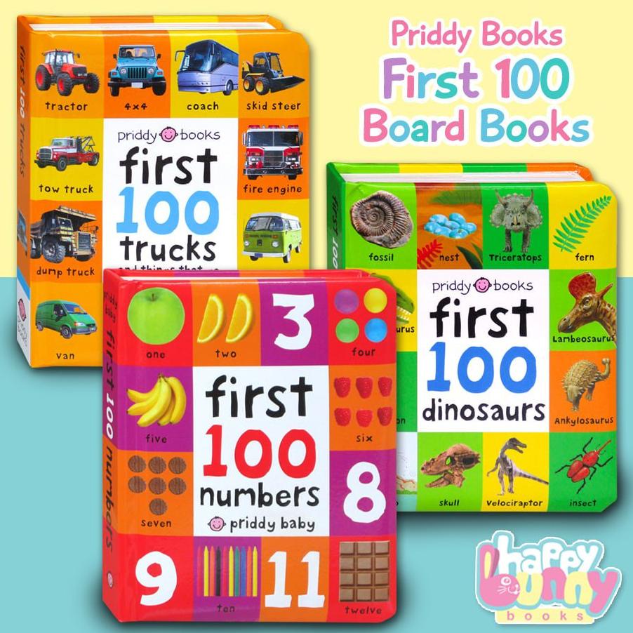 Jual Terbaru! Priddy Books First 100 Words & Early Learning Board Books ...