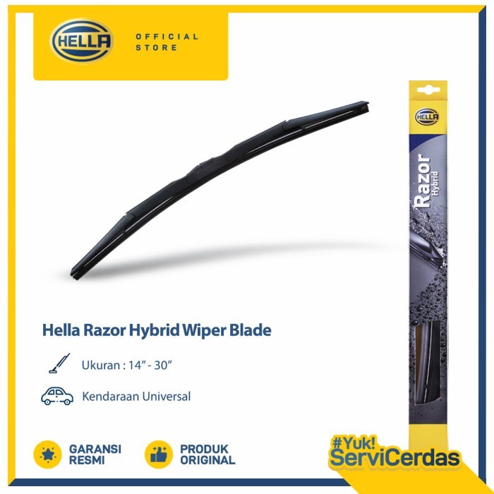 Jual Wiper Mobil Hella Blade Razor Hybrid semua tipe (uk. 14"-30") per ...