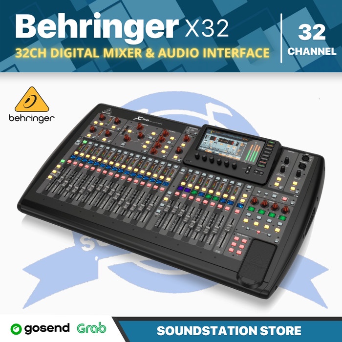 Jual Behringer X32 32 Channel Digital Mixer & Audio Interface | Shopee ...