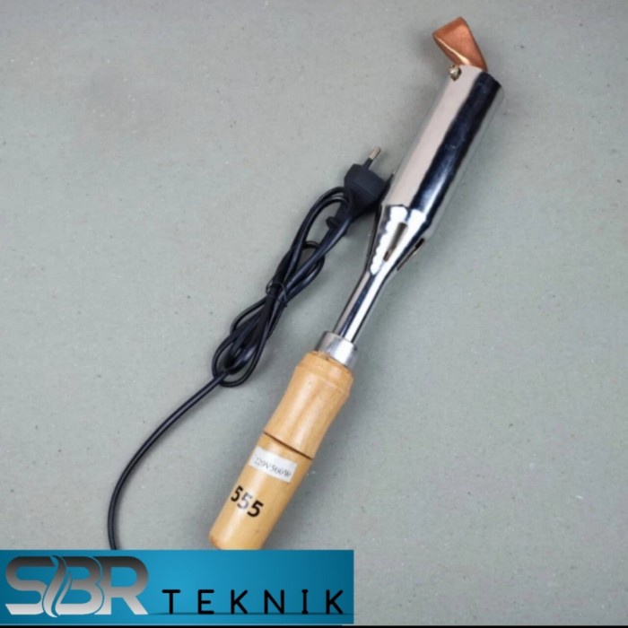 Jual alat patri solder listrik 500 watt gagang kayu electric soldering ...