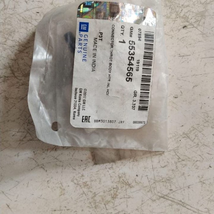 Jual Pipa Connector Throttle Body Engine Outlet Cruze Trax GM 55354565 ...
