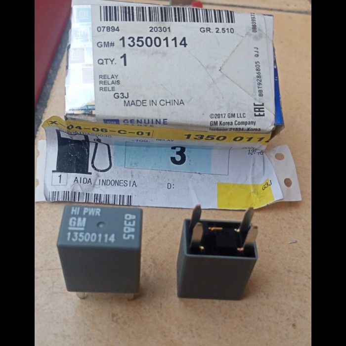 Jual Relay Hi Power Aveo Sonic Cruze TRAX ori GM 13500114 ORIGINAL ...
