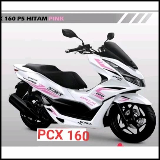 Jual DISKON STRIPING CUTTING STICKER HONDA PCX 160 MOTOR PUTIH STICKER ...