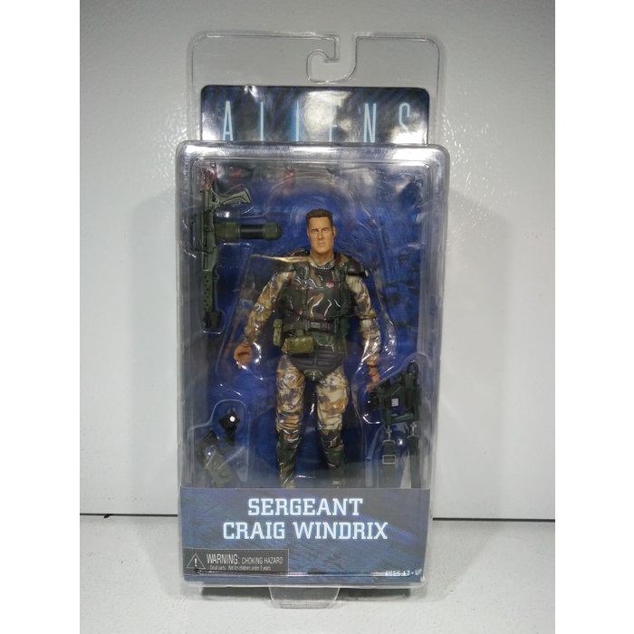 Jual NECA Aliens Series 2 Sergeant Craig Windrix Soldier Army Military ...