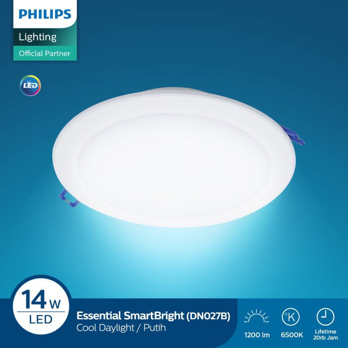 Jual Philips Downlight LED DN027B G2 LED12/CW 14W D150 ID | Shopee ...