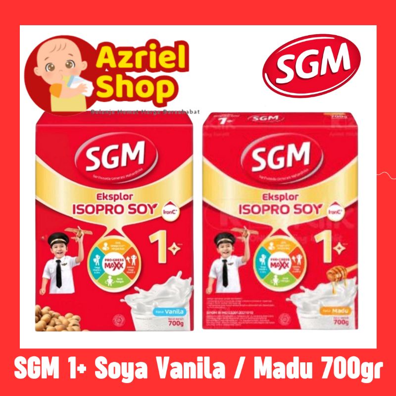 Jual SGM SOYA 1+ VANILA DAN MADU 700 gr, (Kemasan Baru Exp 2025 ...