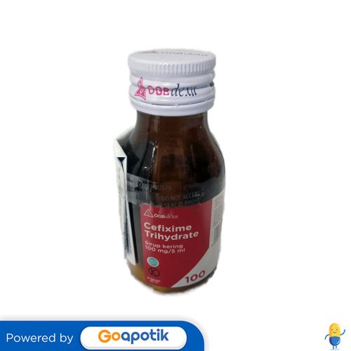 Jual CEFIXIME TRIHYDRATE OGB DEXA MEDICA 100 MG/5 ML DRY SYRUP 30 ML ...