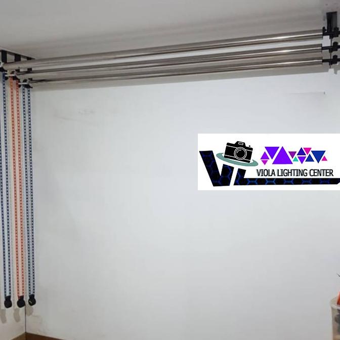 Jual Expander Kit 6 Set Komplit With Bar Background Stand Backdrop ...