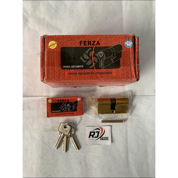 Jual Cylinder / Silinder Kunci Pintu Kuningan Ferza Sn/Gp | Shopee ...
