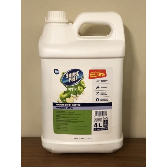 Jual SUPERPELL CAIRAN PEMBERSIH LANTAI OBAT PEL 4 LITER UNILEVER ...