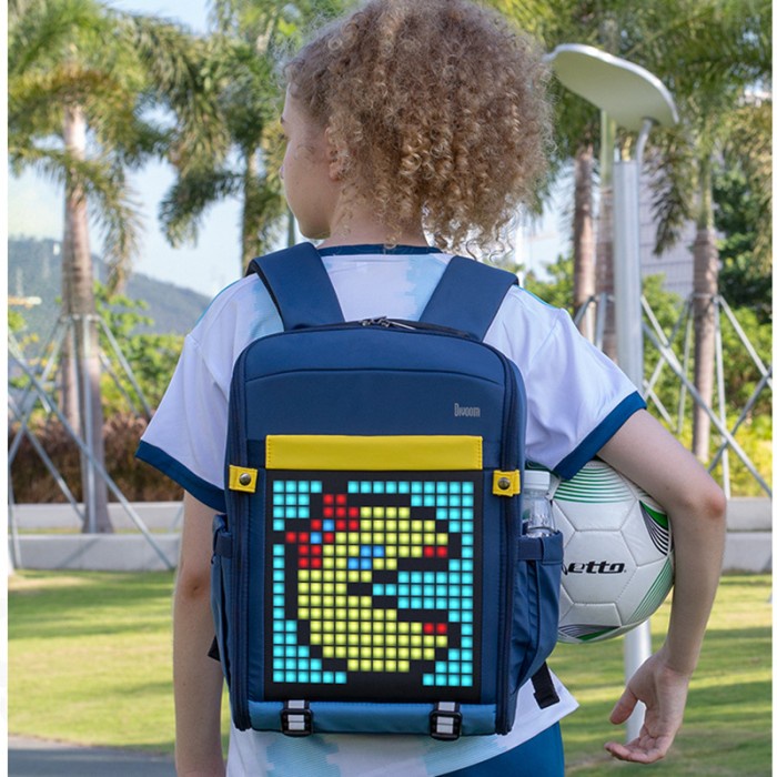 Jual DIVOOM PIXOO BACKPACK S SMART BAG RGB LED SCREEN PIXEL ART DIY ORI ...
