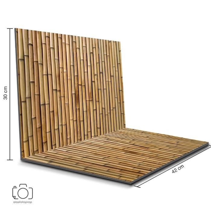 Jual ALAS FOTO LIPAT BAMBU 42 X 30 CM / BACKGROUND PHOTO BAMBOO (GDL-06 ...