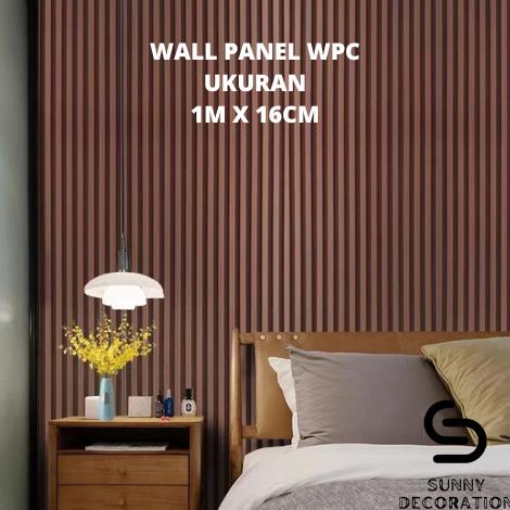 Jual Terbaru Promo!!! Wall Panel Wpc/ Wood Panel Pvc 1M X 16Cm Berbagai ...