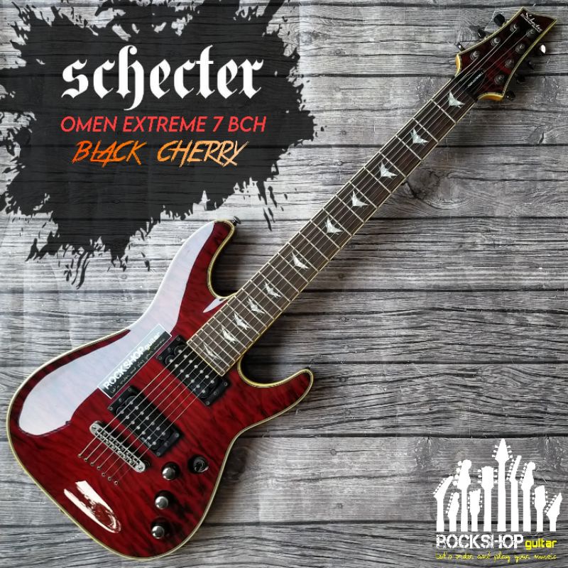 Jual Gitar Schecter Omen Extreme 7 BCH | Shopee Indonesia