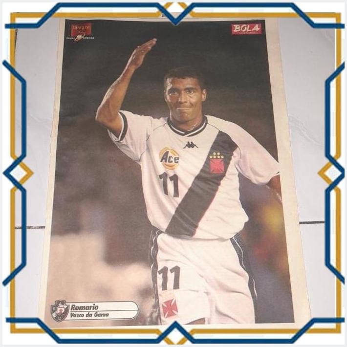 Jual [ASV] PROFIL & POSTER LAWAS TABLOID BOLA - ROMARIO (VASCO DA GAMA ...