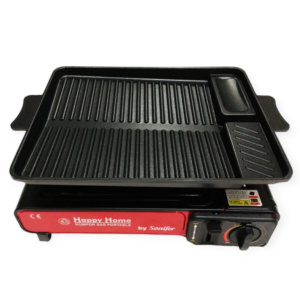 Jual Happy Home Paket Kompor Gas Portable Bbq Yakiniku Grill Pan ...