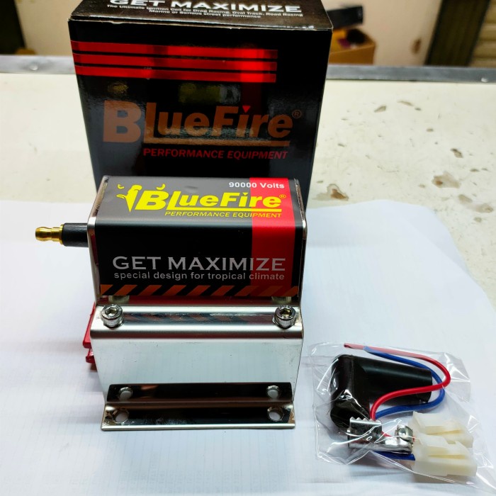 Jual coil racing blue Fire 90000 Volts oleh original | Shopee Indonesia