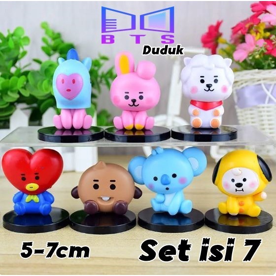 Jual Action Figure Bts Bt21 Army Bangtan Boys Kpop Idol El Topper Cake A | Shopee Indonesia