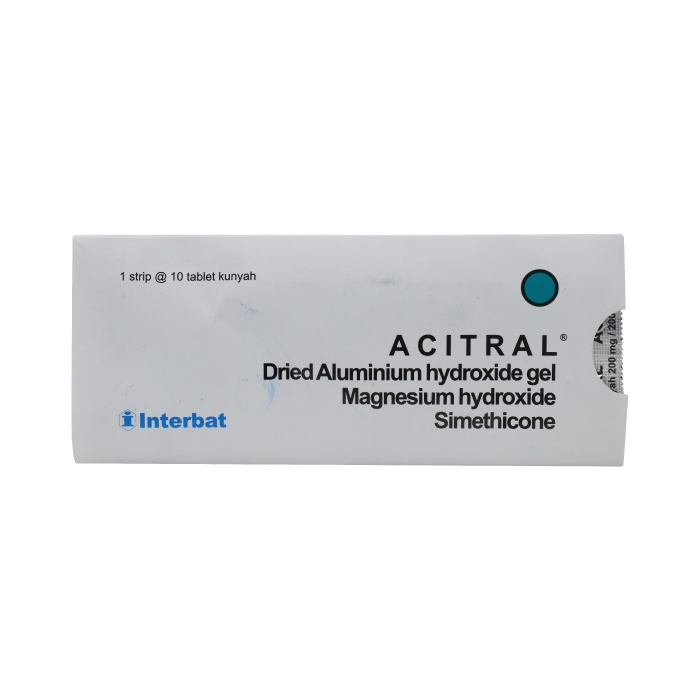 Jual Acitral Strip 10 Tablet Obat Maag dan Kembung | Shopee Indonesia