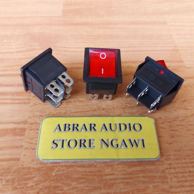 Jual Switch / Saklar Power PLUS Lampu Besar 6 Pin ON OFF | Shopee Indonesia
