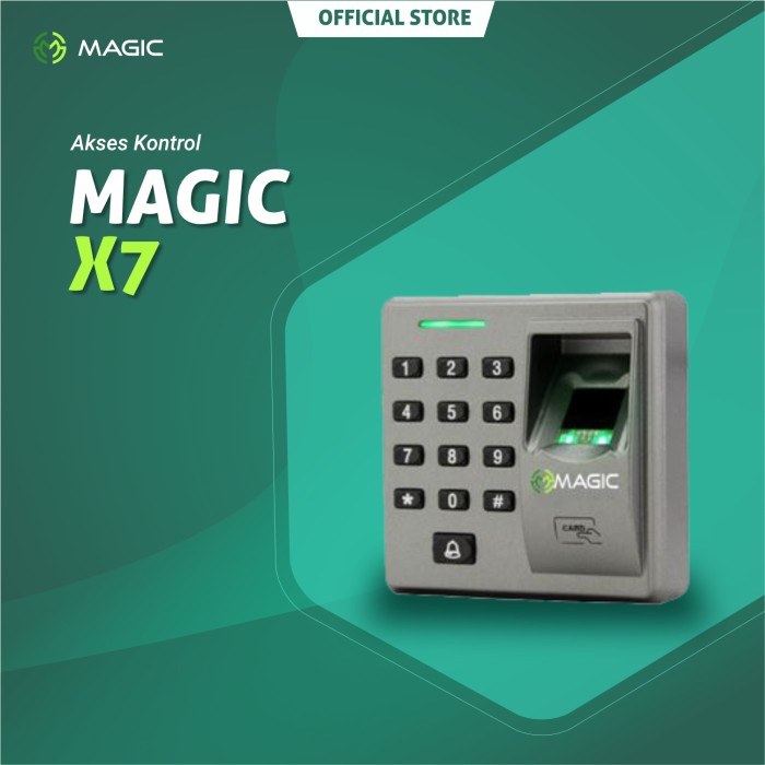Jual Mesin Sidik Jari Fingerprint Untuk Akses Pintu Magic Mx7 | Shopee Indonesia