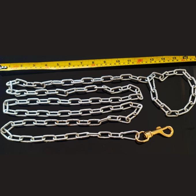 Jual }}}}}}] Rantai Anjing Besar Medium Tali Besi Galvanis Chain Leash ...