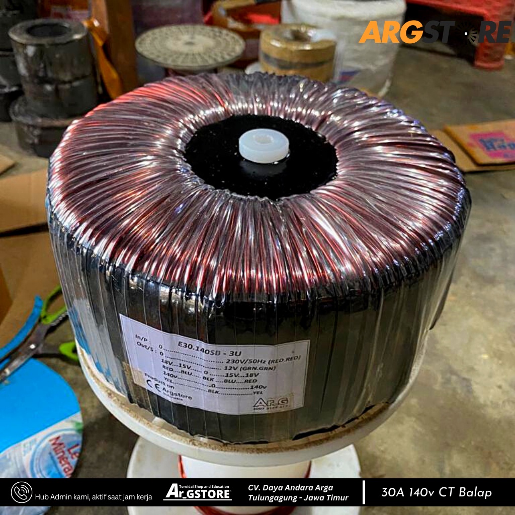 Jual Trafo toroid 30A 140V CT Helenic German | Shopee Indonesia