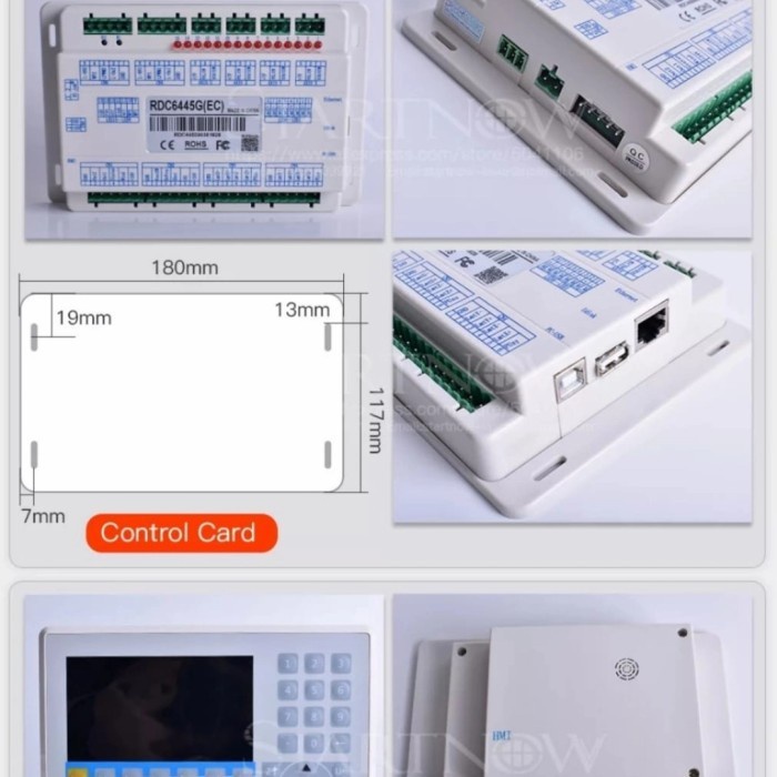 Jual Laser Machine Controller Ruida RDC6445G Board dan Kabelnya star ...