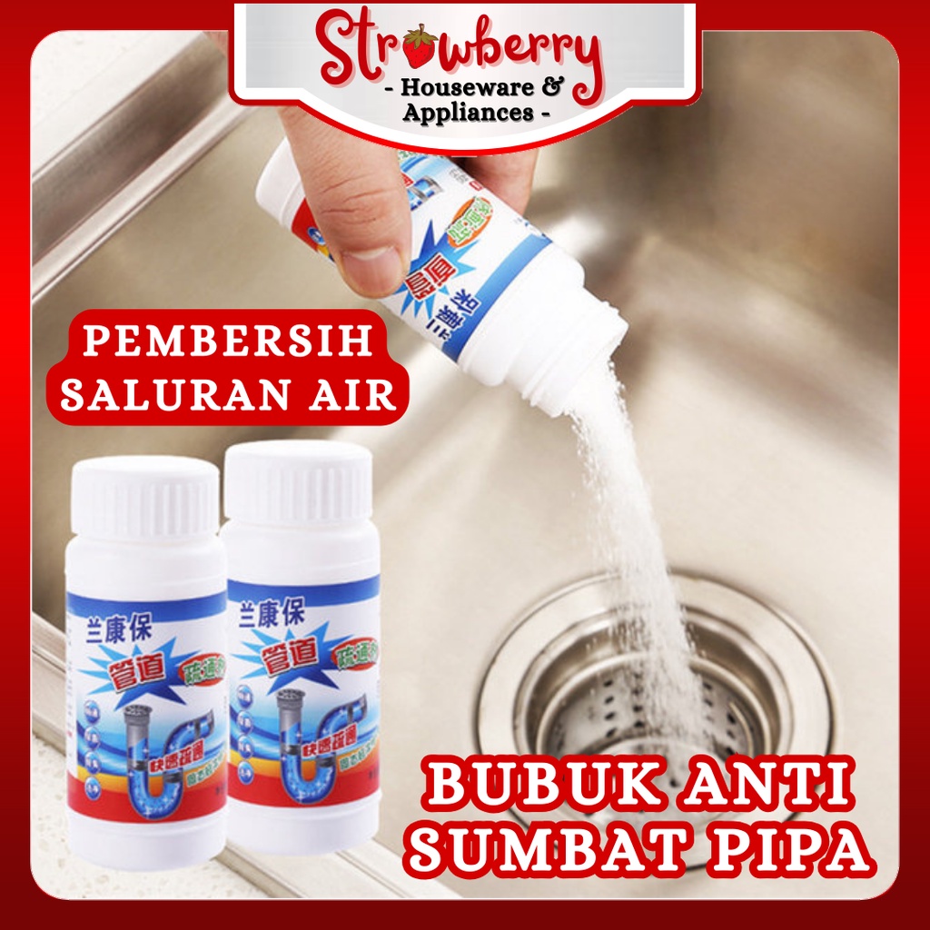 Jual Serbuk Bubuk Anti Sumbat Pipa Pembersih Saluran Air Toilet ...