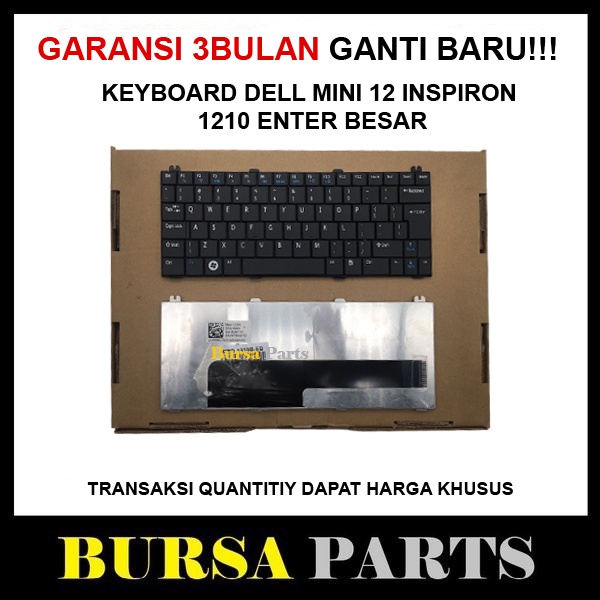 Jual Keyboard Laptop Dell Mini 12 Inspiron 1210 Enter Besar | Shopee ...