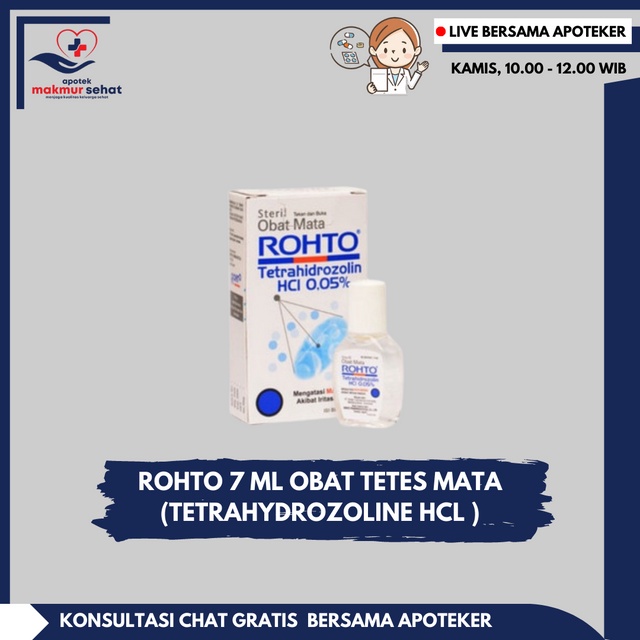 Jual Rohto Steril Eye Drop 7 ml - Obat Tetes Mata | Shopee Indonesia
