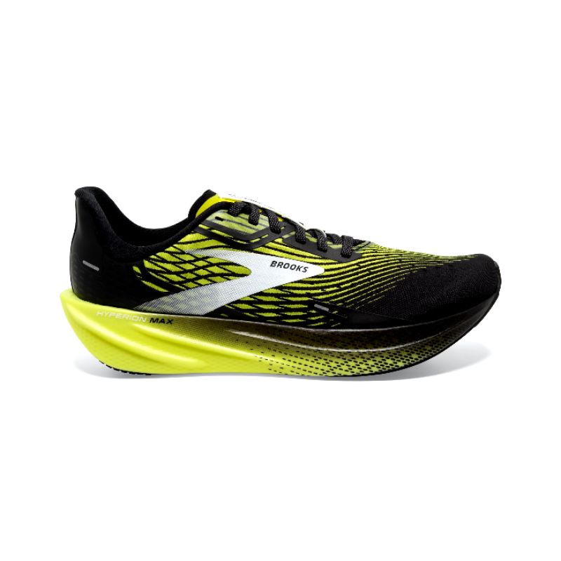Jual Brooks Hyperion Max Mens Road Running Shoes - Black/Blazing Yellow ...