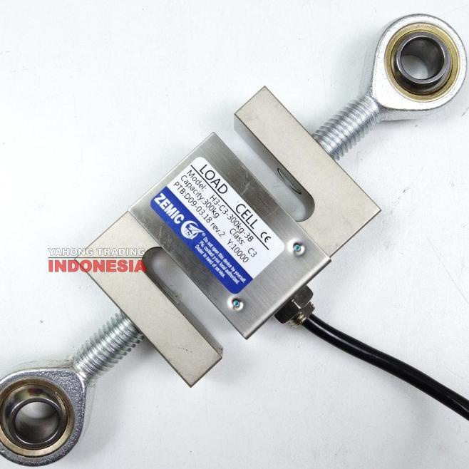 Jual Non COD- Load Cell ZEMIC H3 C3 300kg Tipe S Loadcell Sensor ...