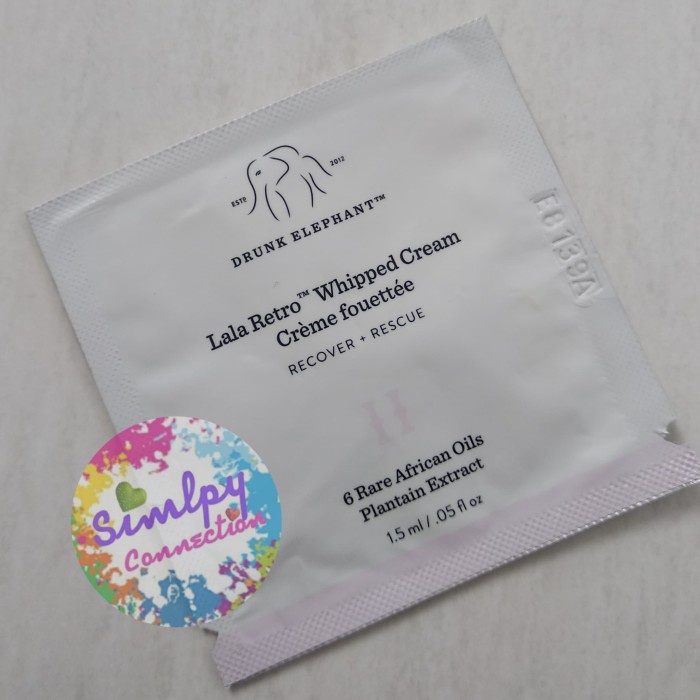 Jual DRUNK ELEPHANT Lala Retro Whipped Cream - Sample Sachet 1.5ml ...