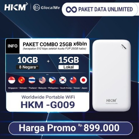 Jual Ready Terbaru! Modem Mifi 4G Portable Wifi Glocalme Hkm G009 ...