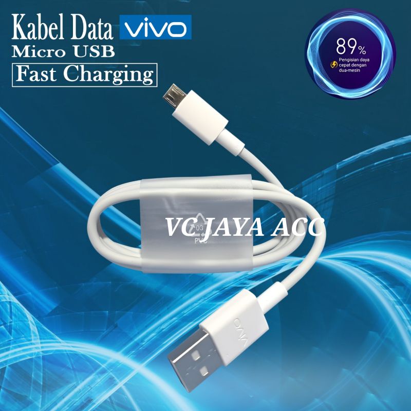 Jual Kabel Data Charger Vivo Y11 Y12 Y12i Y12S Y15 Y15S Y17 Y19 Original Micro USB Fast Charging ...