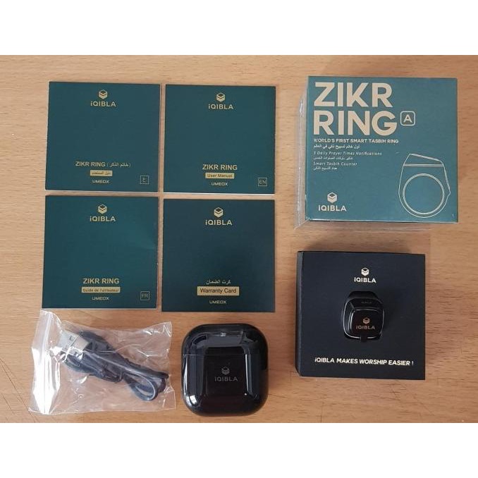 Jual Tasbih Digital Zikr Ring Zikr1 Lite Smart Ring Tasbeh Iqibla Zikir | Shopee Indonesia