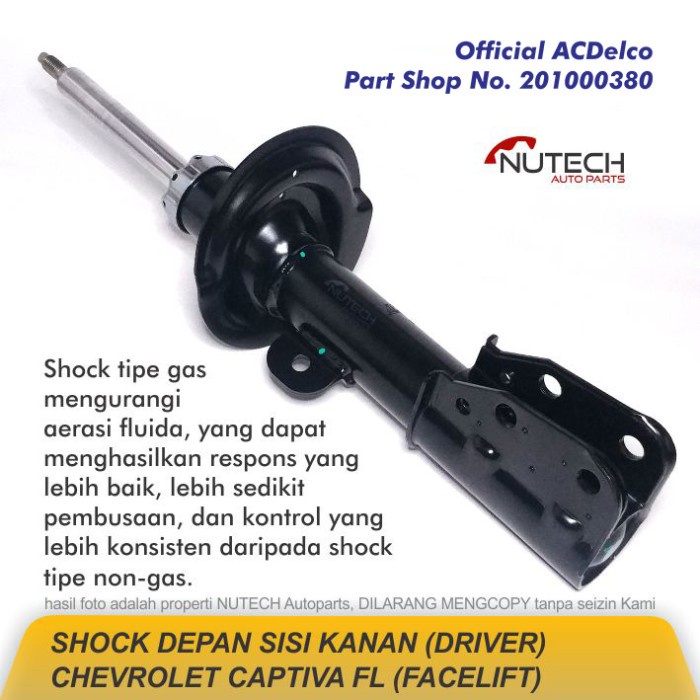 Jual Shock Skok Shockbreaker Depan Kanan Captiva FL C140 Facelift AC ...