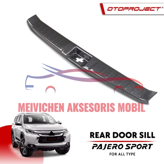 Jual Rear Door Sill Plate All New Pajero Sport 2016 - 2020 Injection ...