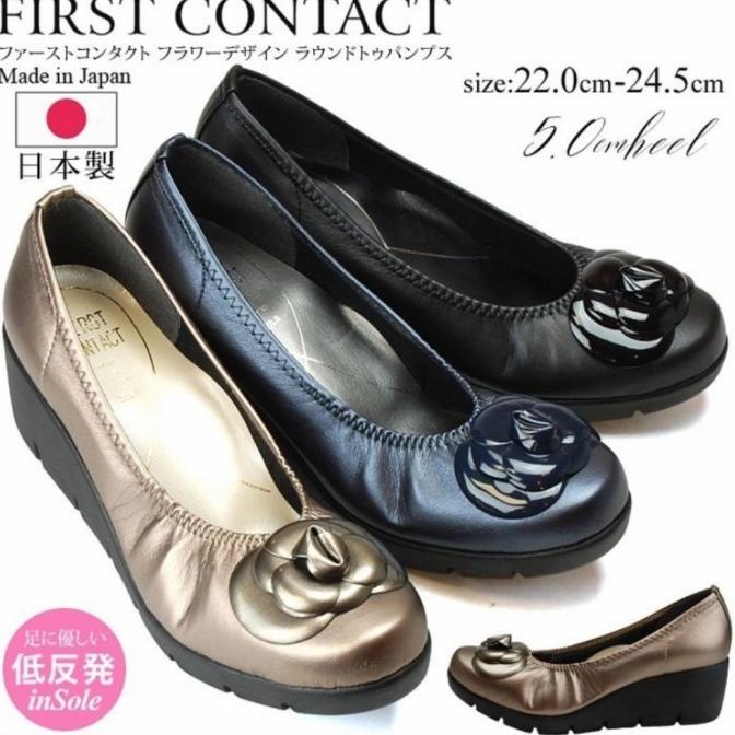 Jual Sepatu First Contact Model Bunga Original Japan / Sepatu First ...