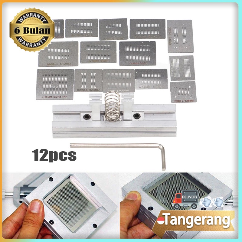 Jual 13pcs/Set BGA Reballing Station Rework Reballing Station Mini ...