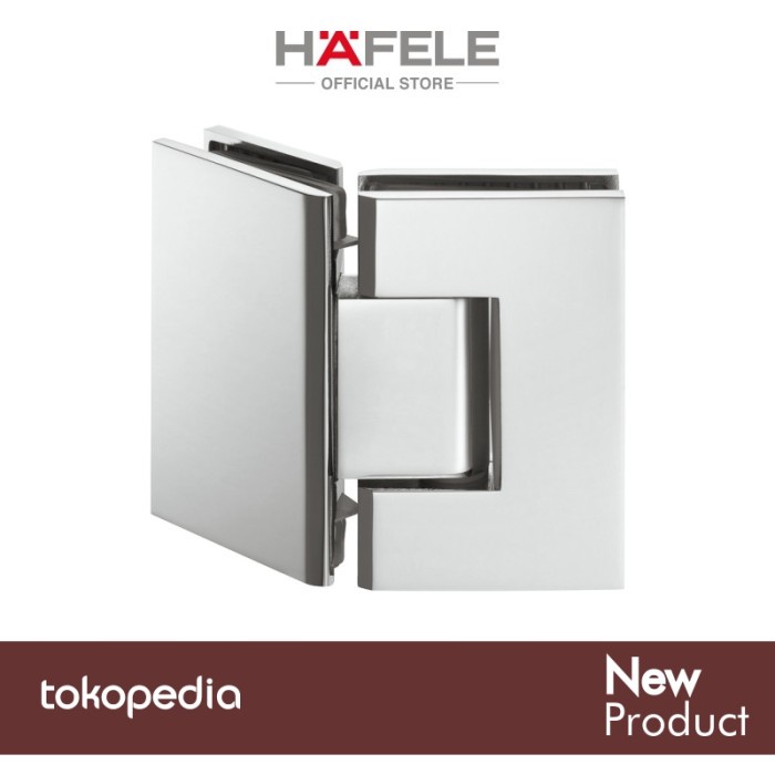 Jual [Ori] Hafele Shower Door Hinges - Engsel Pintu Kaca - Glass To ...