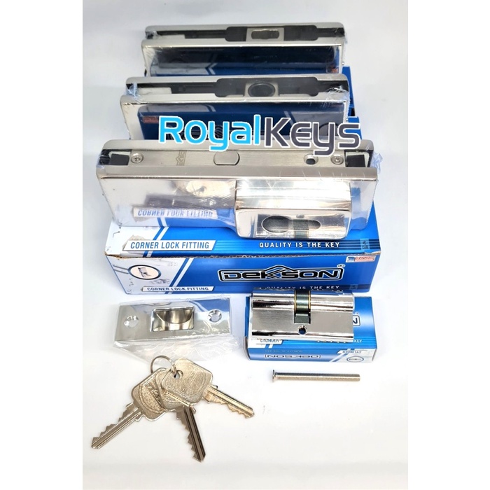 Jual Ready Set Patch Fitting Dekson Dekkson PT 10 20 US 10 Penjepit Pintu Kaca | Shopee Indonesia