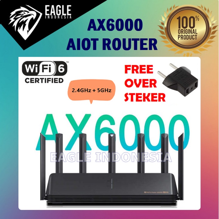 Jual NEW Mi AX6000 AIOT WIFI 6 ENHANCED MESH GIGABIT DUAL BAND ROUTER ...