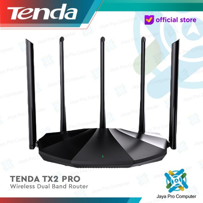 Jual Tenda TX2 Pro Dual-Band Gigabit WiFi 6 Wireless Network Router ...