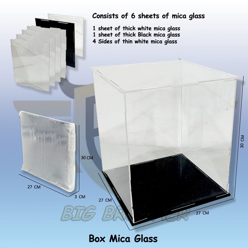 Jual Kotak Box Pajangan Display Aklirik Acrylic Bening Mahar Seserahan ...