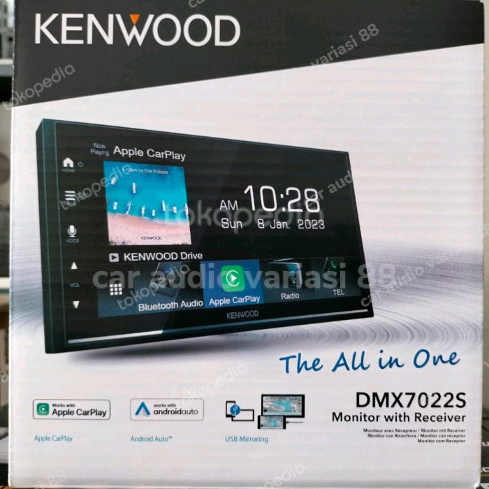 Jual Baru New Head Unit Kenwood Dmx 7022 S Apple Carplay Android Auto Original Terbatas | Shopee ...