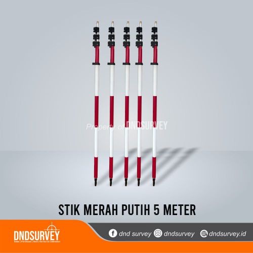 Jual {NezShop} Stick Pole Jalon Survey 52 Meter/Total station/gps rtk ...