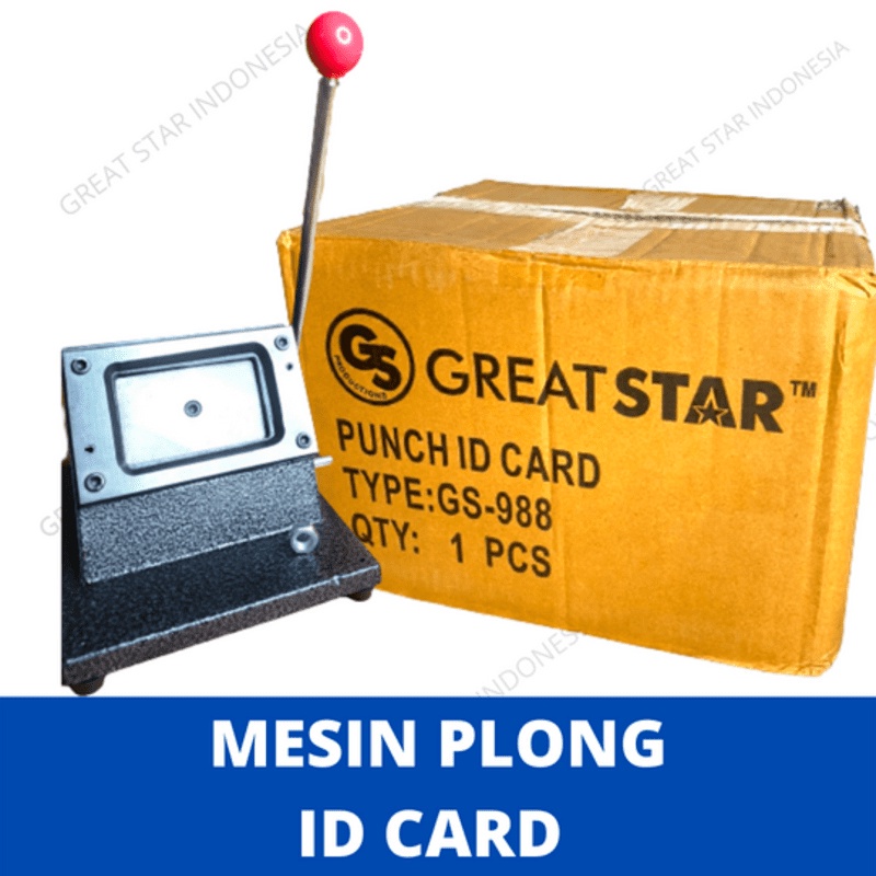 Jual Punch/Pembolong/Plong/Mesin Pemotong Kertas Id Card | Shopee Indonesia