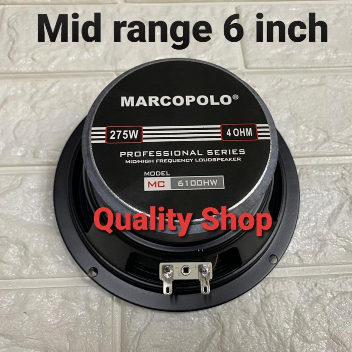 Jual SPEAKER MIDRANGE 6 INCH MARCOPOLO 275 WATT 4 OHM LINE ARRAY ...